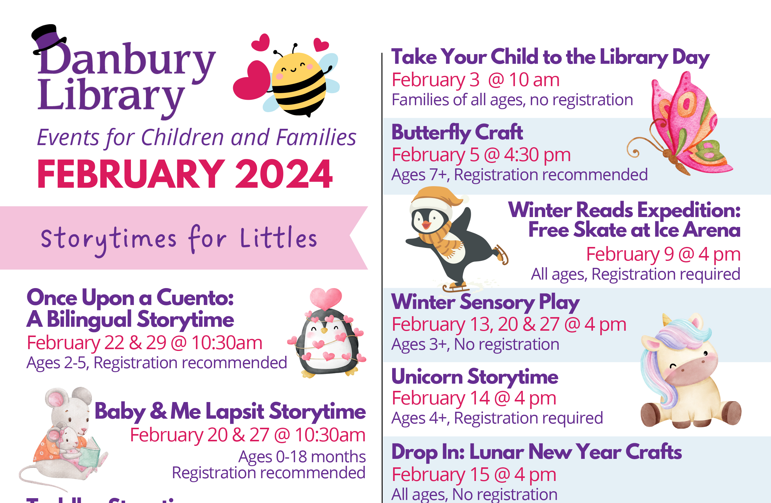 Danbury Library is in Full Swing this February - Tribuna